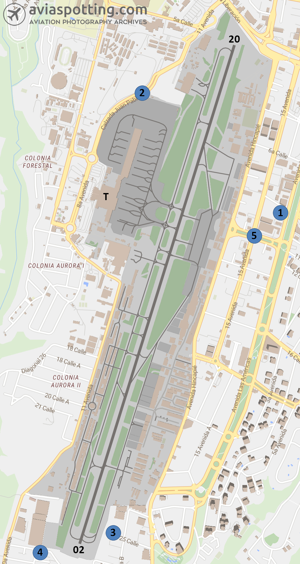 Guatemala City La Aurora International Airport (GUA) Spotting Guide ...