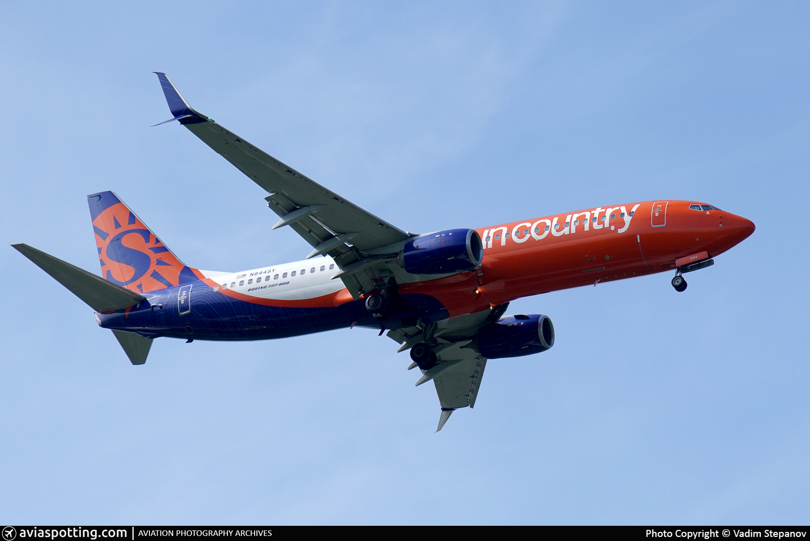 N844SY B737-800 Sun Country Airlines CUN – aviaspotting.com