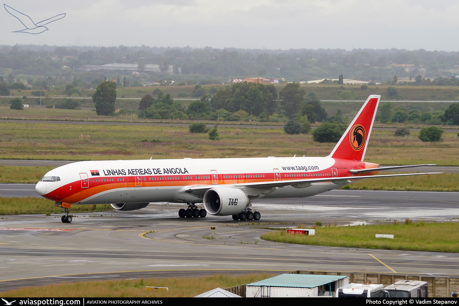 D2-TEJ B777-300ER TAAG Angola Airlines JNB – aviaspotting.com
