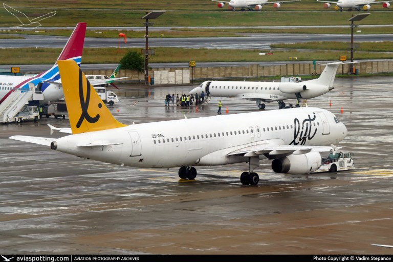 ZS-GAL A320-200 Lift operated by Global Aviation JNB – aviaspotting.com