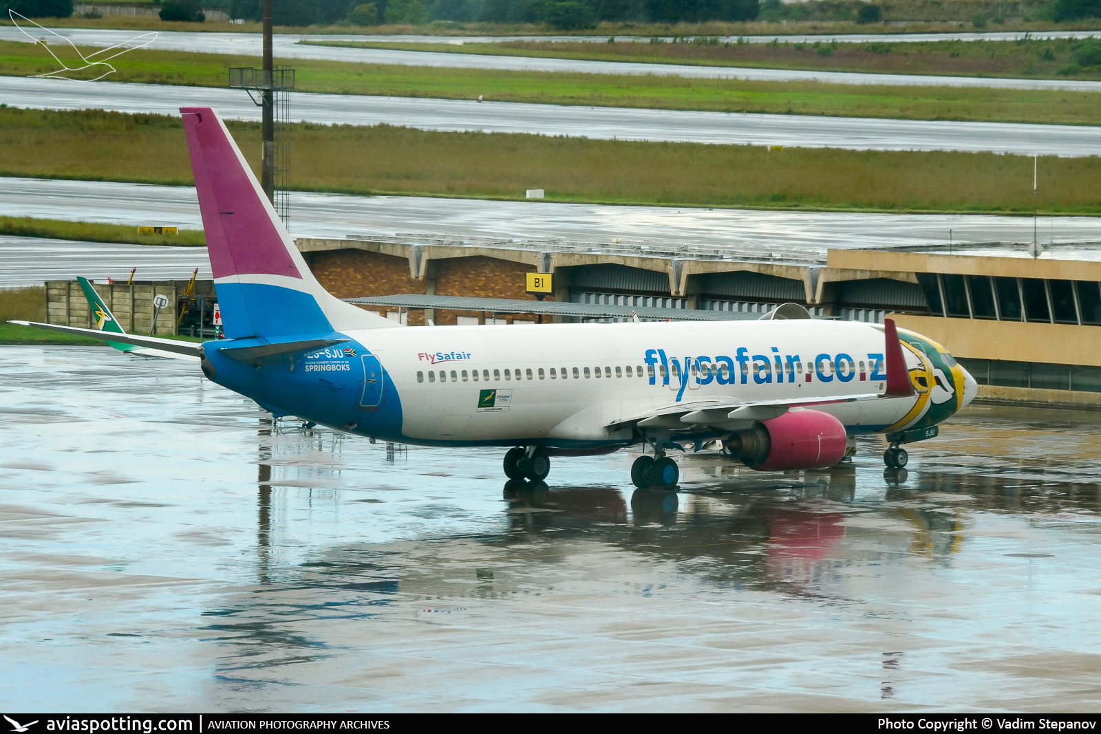 ZS-SJU B737-800 FlySafair JNB – aviaspotting.com