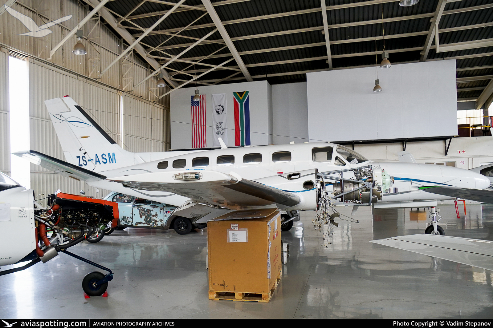 ZS-ASM Cessna 441 Conquest II Private HLA – aviaspotting.com