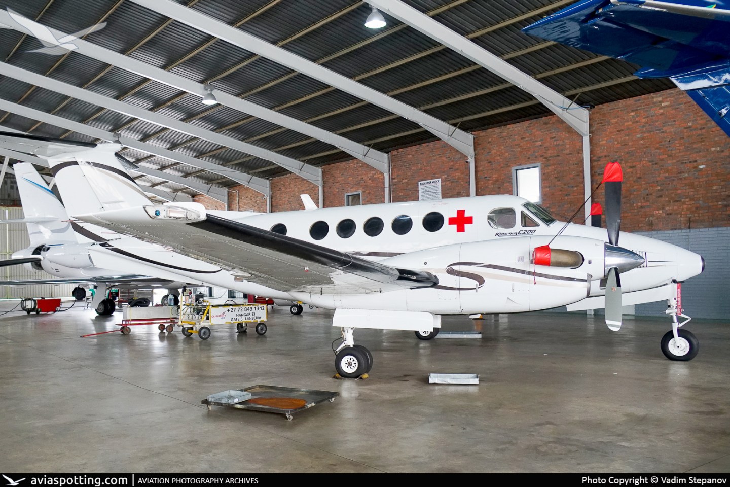 ZS-OYB Beechcraft 200 King Air Private HLA – aviaspotting.com