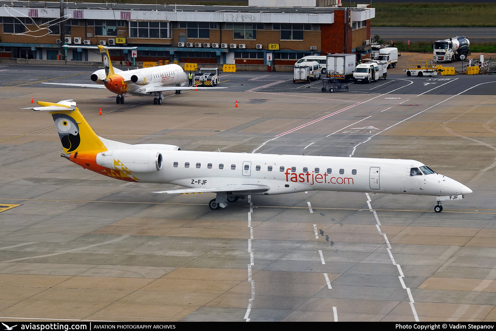 Z-FJF Embraer 145LR FastJet Zimbabwe JNB – aviaspotting.com