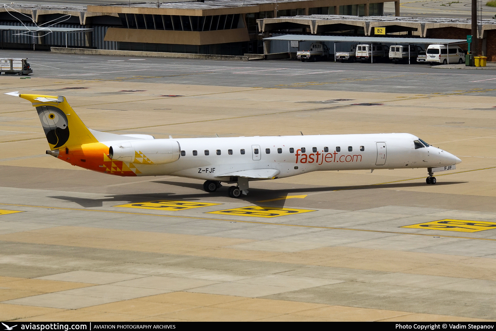 Z-FJF Embraer 145LR FastJet Zimbabwe JNB – aviaspotting.com