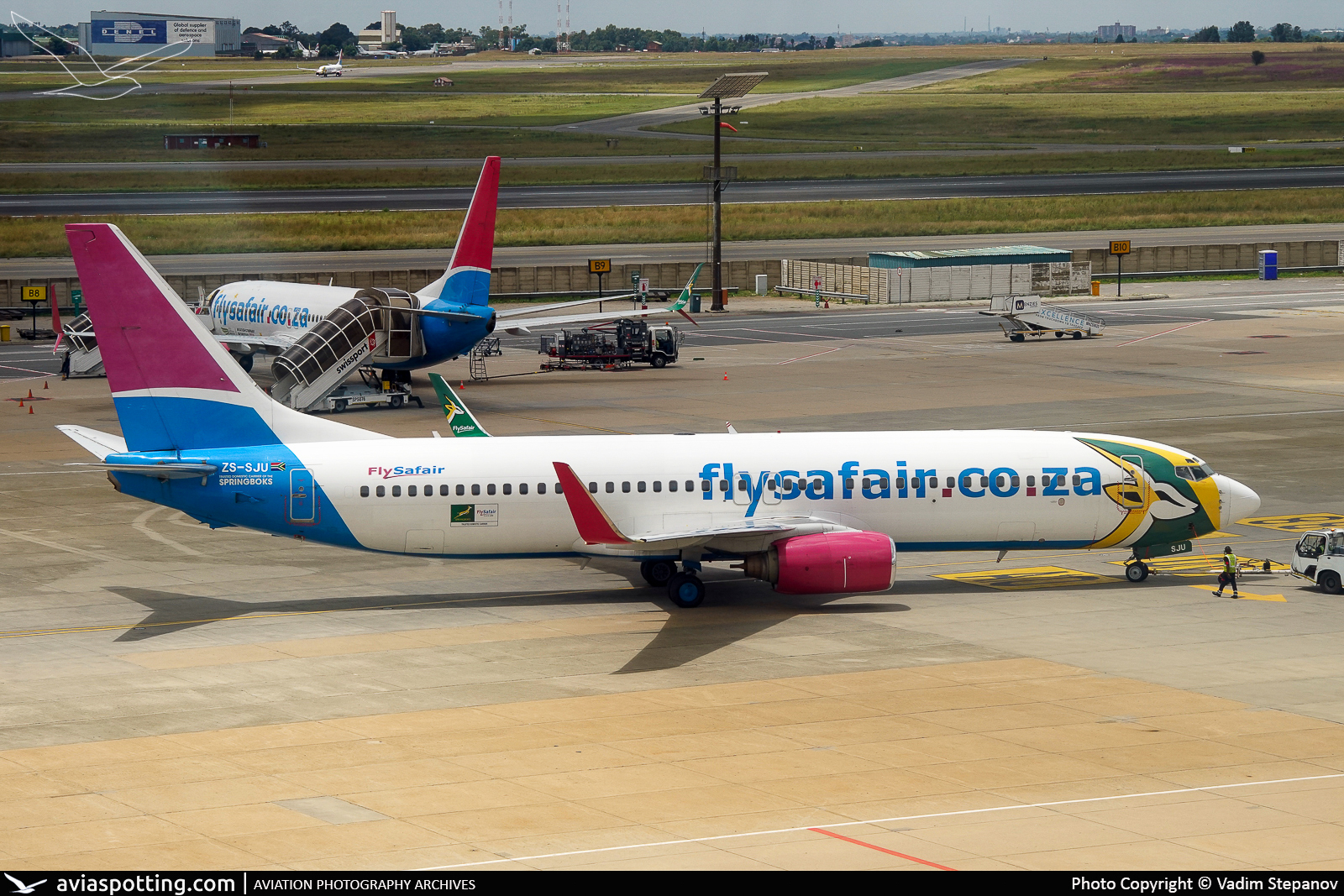 ZS-SJU B737-800 FlySafair JNB – aviaspotting.com