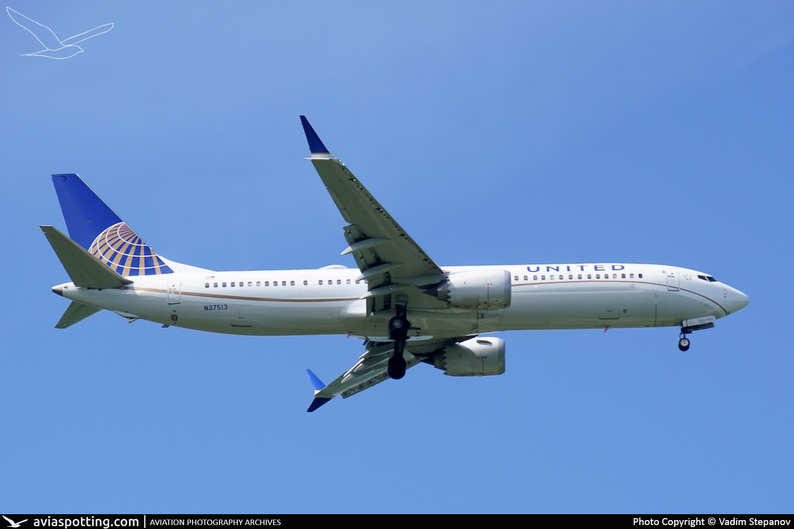 N37513 B737-900MAX United Airlines CUN – aviaspotting.com